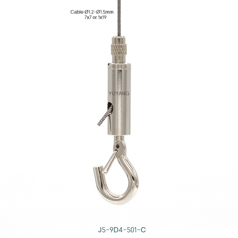 Adjustable Hook Grippers 54mm Suspended Cable Gripper For Cable Hanging ...